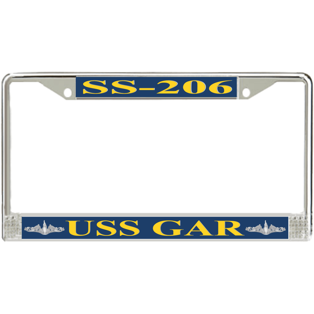 USS Gar SS-206 License Plate Frame - Walmart.com - Walmart.com