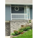 AirStone Spring Creek Decorative Faux Brick Wall Tile, 8 Sq Ft Coverage ...