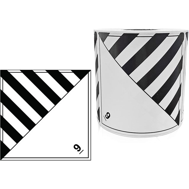 KOVOT 4"x4" Miscellaneous Hazardous Material DOT (Class 9) Hazardous ...