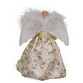 Kurt Adler 12-Inch Christmas Gold Angel Tree Topper, Fiber Optic Wings ...