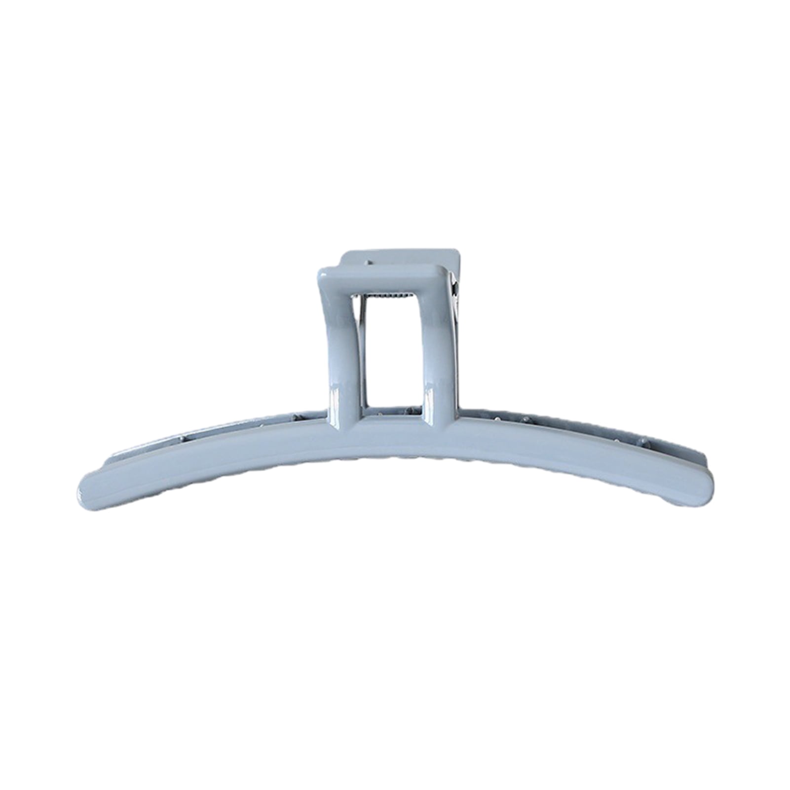 Frosted Non-slip Crossing Teeth Hair Claw Spring Design Solid Color ...