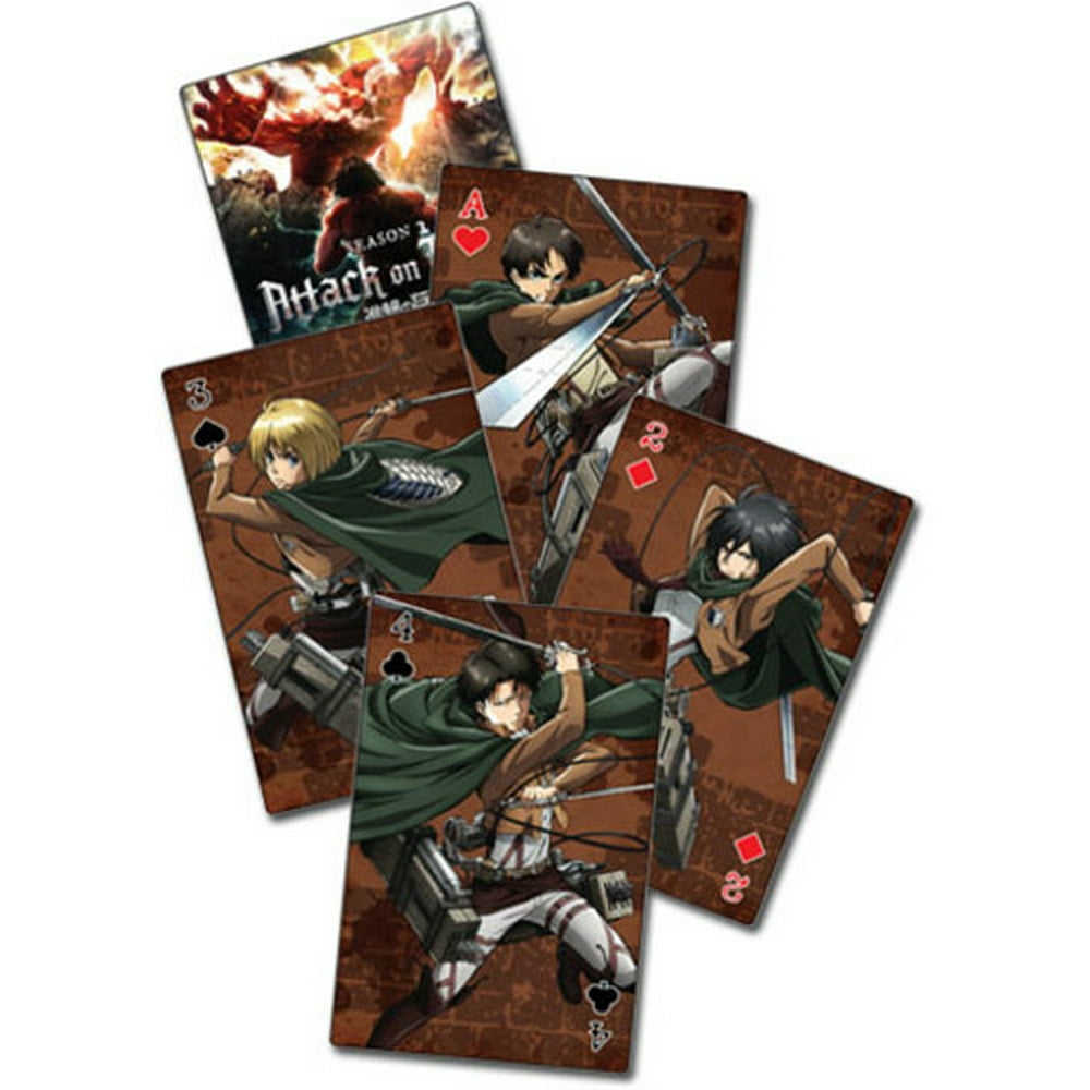 Attack On Titan S2 - Group Playing Cards - Walmart.com - Walmart.com