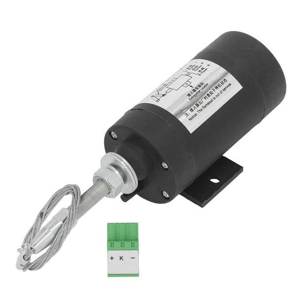 Fuel Shut Off Solenoid Valve,Engine Stop Valve Low Diesel Engine ...