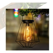 Polami 2 Pack Solar Lanterns Outdoor Hanging Solar Lights Decoration ...