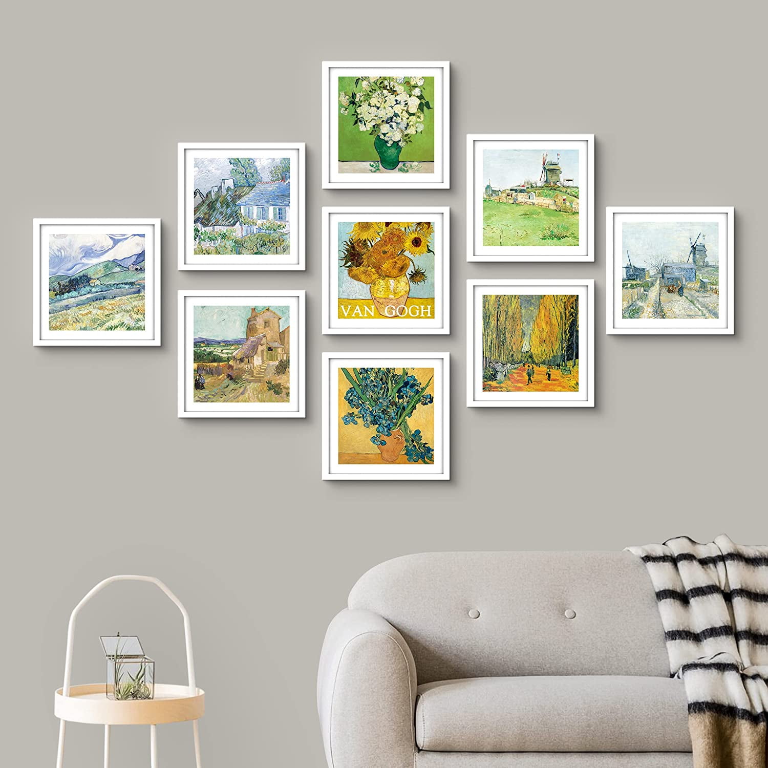 White Picture Frame Set