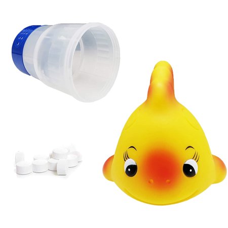 Pool Floating Dispenser Automatic Goldfish Pool Cleaner Pool Floating ...