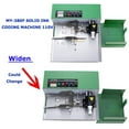 INTBUYING MY-380F Solid-Ink Wheel Label Coding Machine Auto Dry Batch Coding Machine Inkjet ...