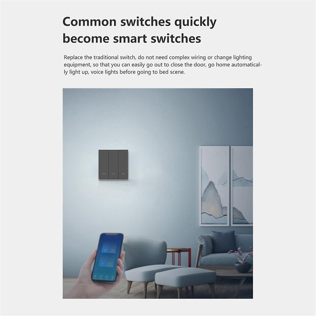 Interruptor inteligente Tuya Zigbee de 220 V, interruptores de luz con ...