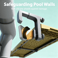 POOLHACKER 2 Pack Poolside Bar for Above Ground Round Pools, Swim Up ...