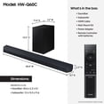 Restored Samsung 3.1Ch Soundbar with Wireless Sub - Black HW-Q6CC ...