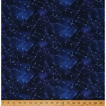 Cotton Outer Space Planets Suns Stars Solar System Galaxy Universe ...