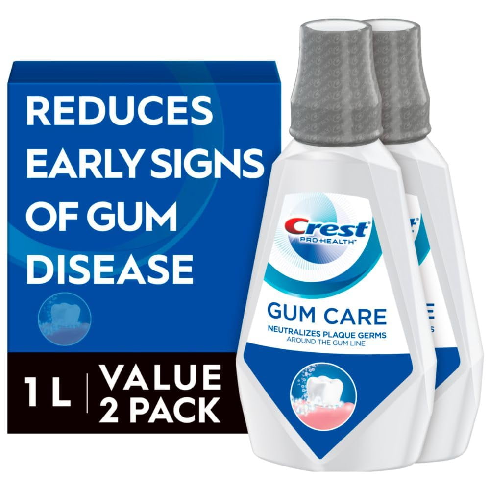 Enjuague bucal Crest Gum Care Cool Wintergreen, 1 L (paquete de 2 ...