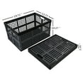 Rinboat Large 42 Liter Heavy Duty Foldable Plastic Storage Crate ...