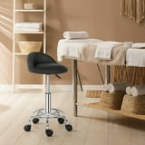 Ktaxon Ergonomic Office Stool with Wheels, Adjustable Height, Swivel ...