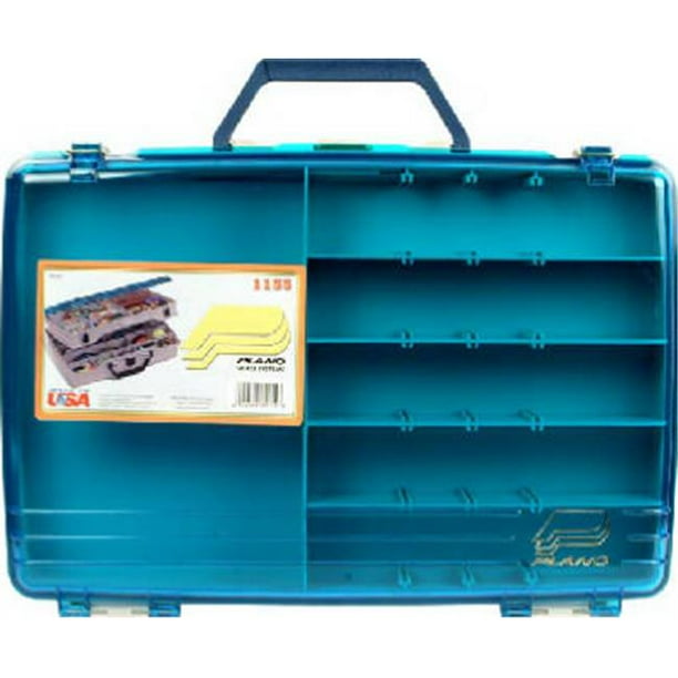 Plano 1155 Beige Semi-Transparent Lid Tackle Box - Walmart.com