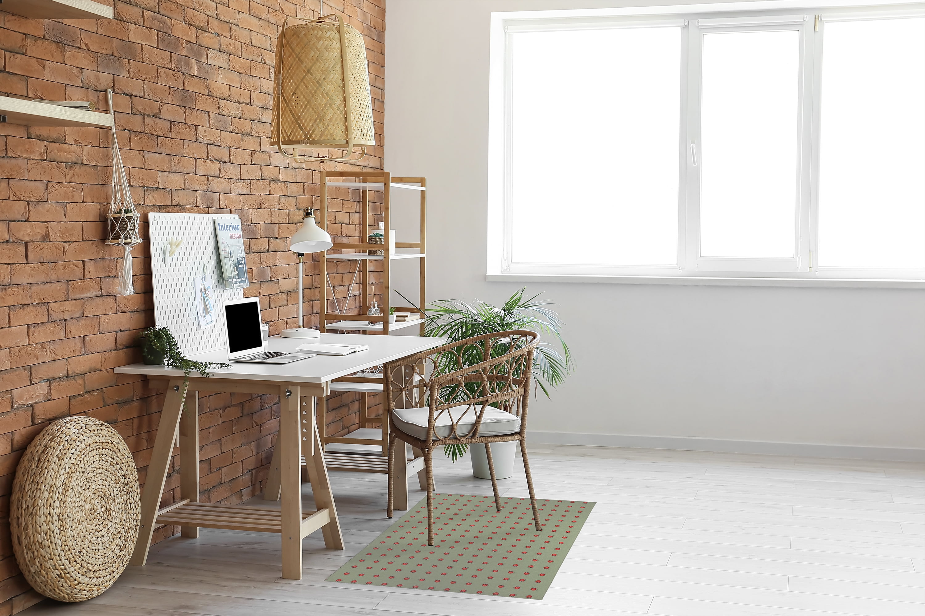 HEY LADY SAGE Office Mat By Kavka Designs - Walmart.com