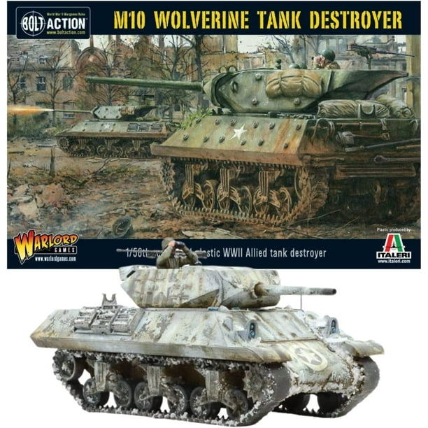 Bolt Action Miniatures - Warlord Games M10 Wolverine Tank Destroyer US ...