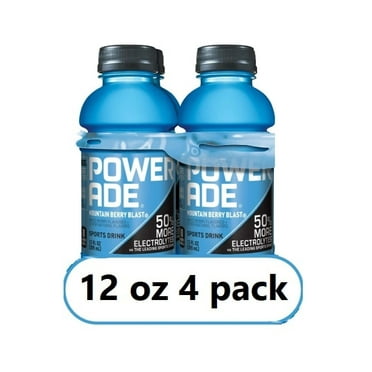 Powerade Mountain Berry Blast Sports Drink, 20 fl oz Bottles, 24 Pack ...