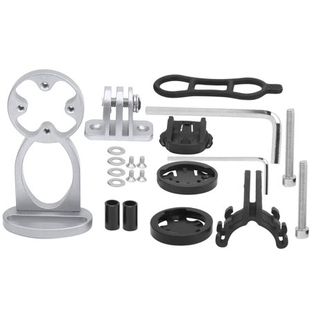 Bike Computer Stem Extension Bracket Aluminium Alloy with Flashlight ...