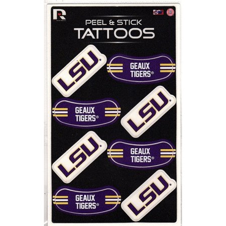 Louisiana State Tigers LSU Peel & Stick Temporary Tattoos | Walmart Canada