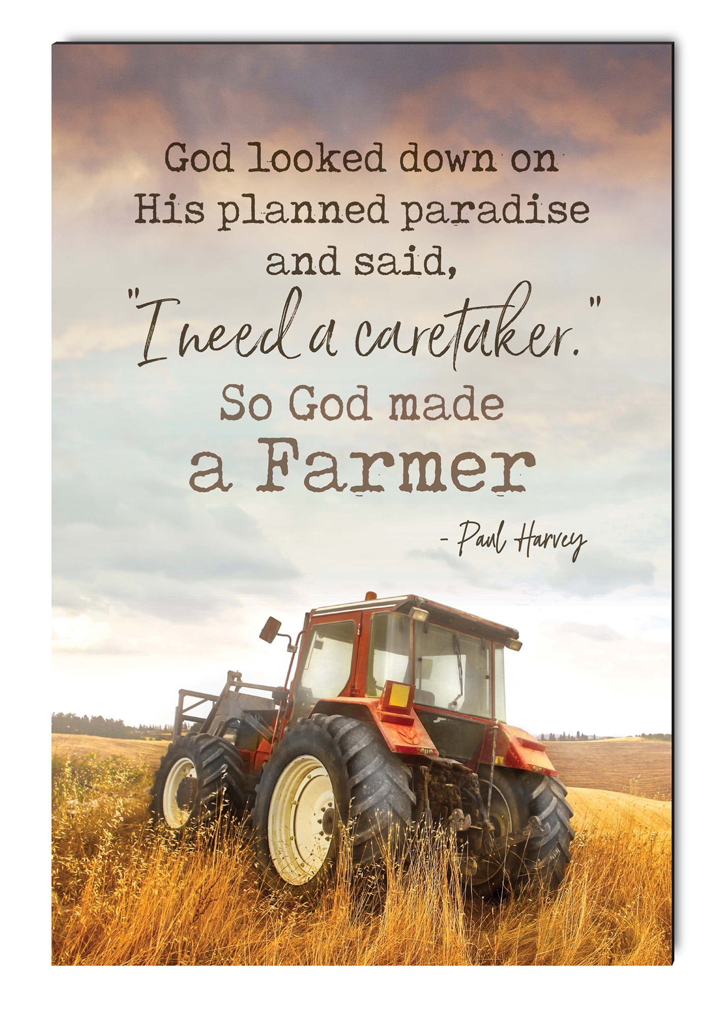 Paul Harvey God Made A Farmer