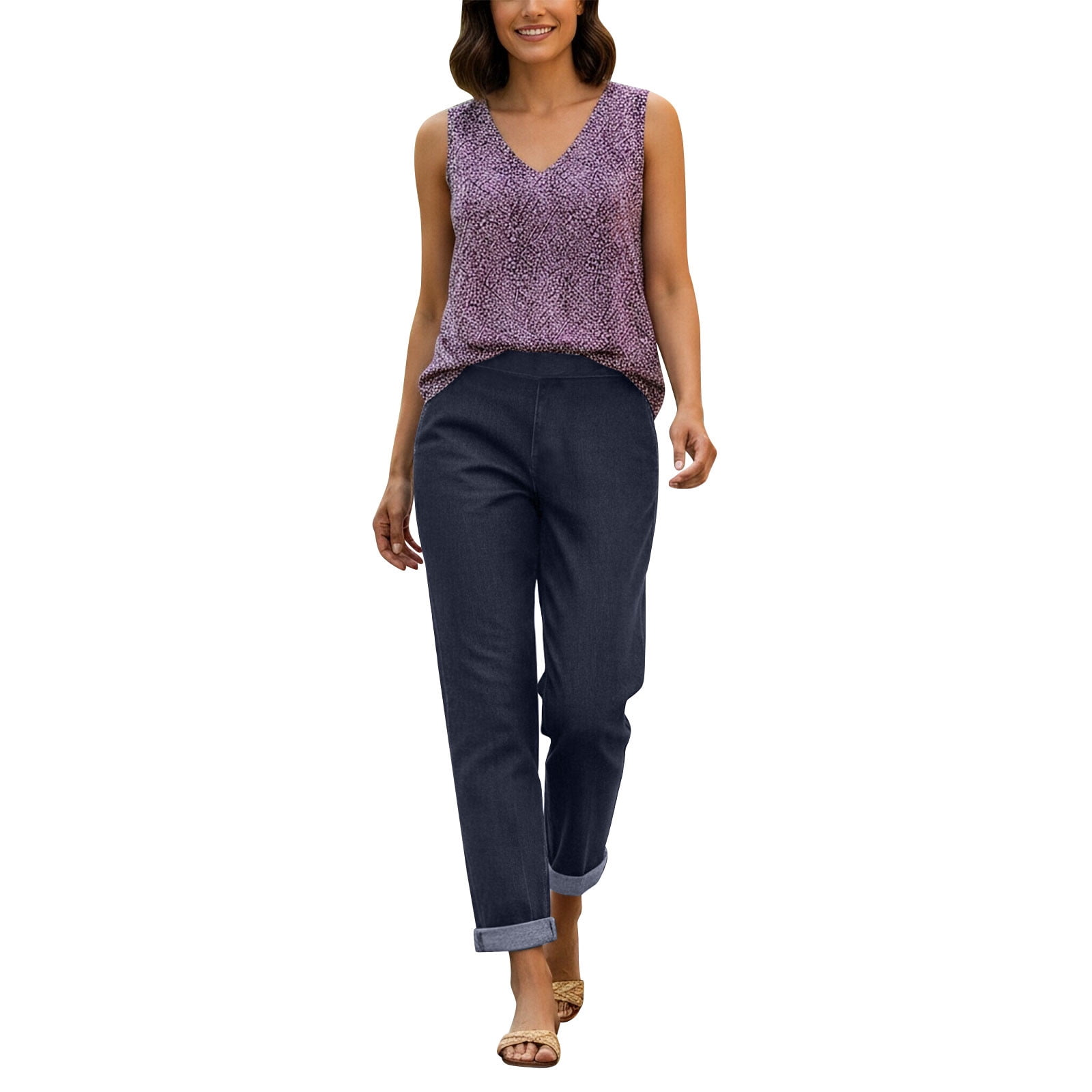 Click here for Ltctricy Pants For Women High Waisted Jean Like St... prices