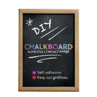 Extra Large Self-Adhesive Chalkboard Wallpaper Roll, Peel & Stick ...