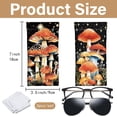 1 Set 2Pcs PU Leather Rectangle Eyeglass Cases Eyeglass Sunglasses ...