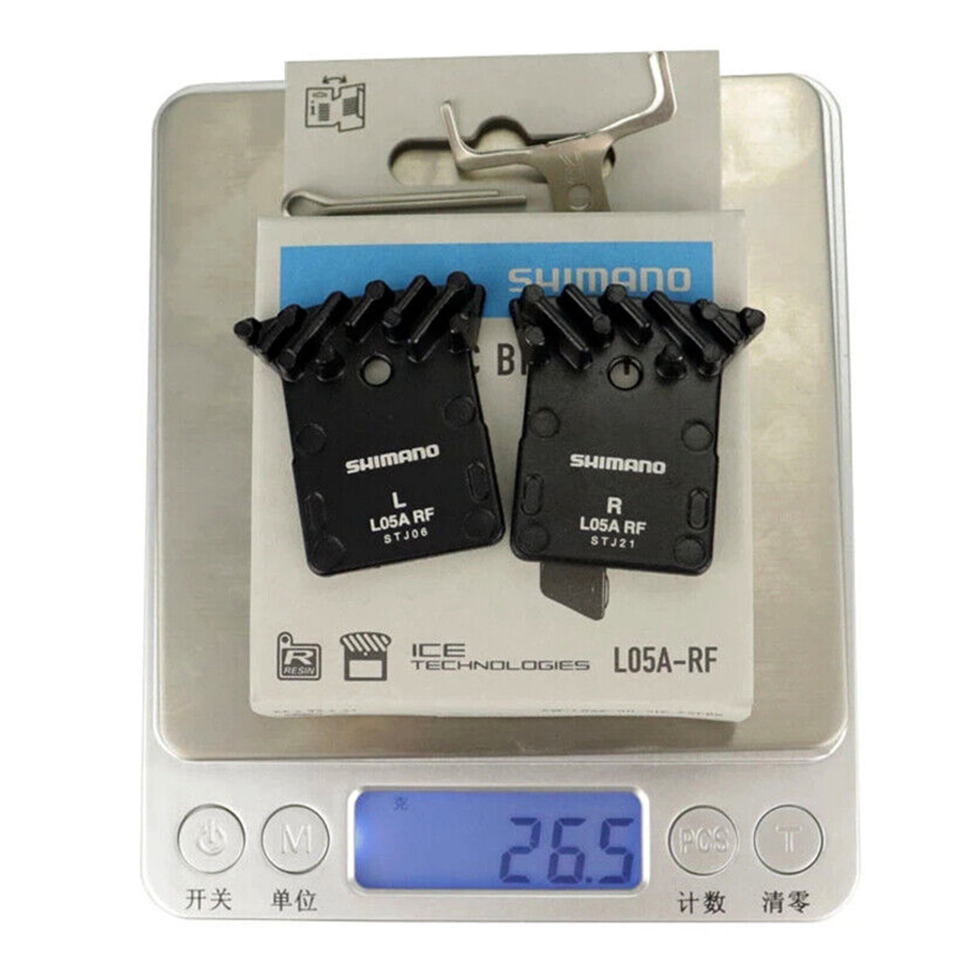 Buy Shimano 2 Pairs L05A-RF Resin Brake Pad with Cooling Fin Ice-Tech ...