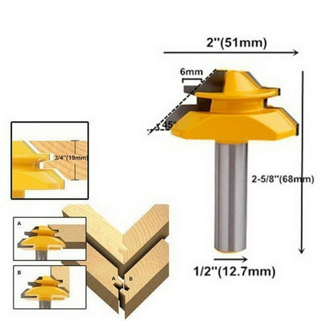 1/2 Wood Cutting Tool Splitting Cutter Wood Milling Cutter High-grade ...