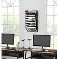 EasyPAG Wall File Organizer 8 Pocket Office Mesh Metal Hanging File ...