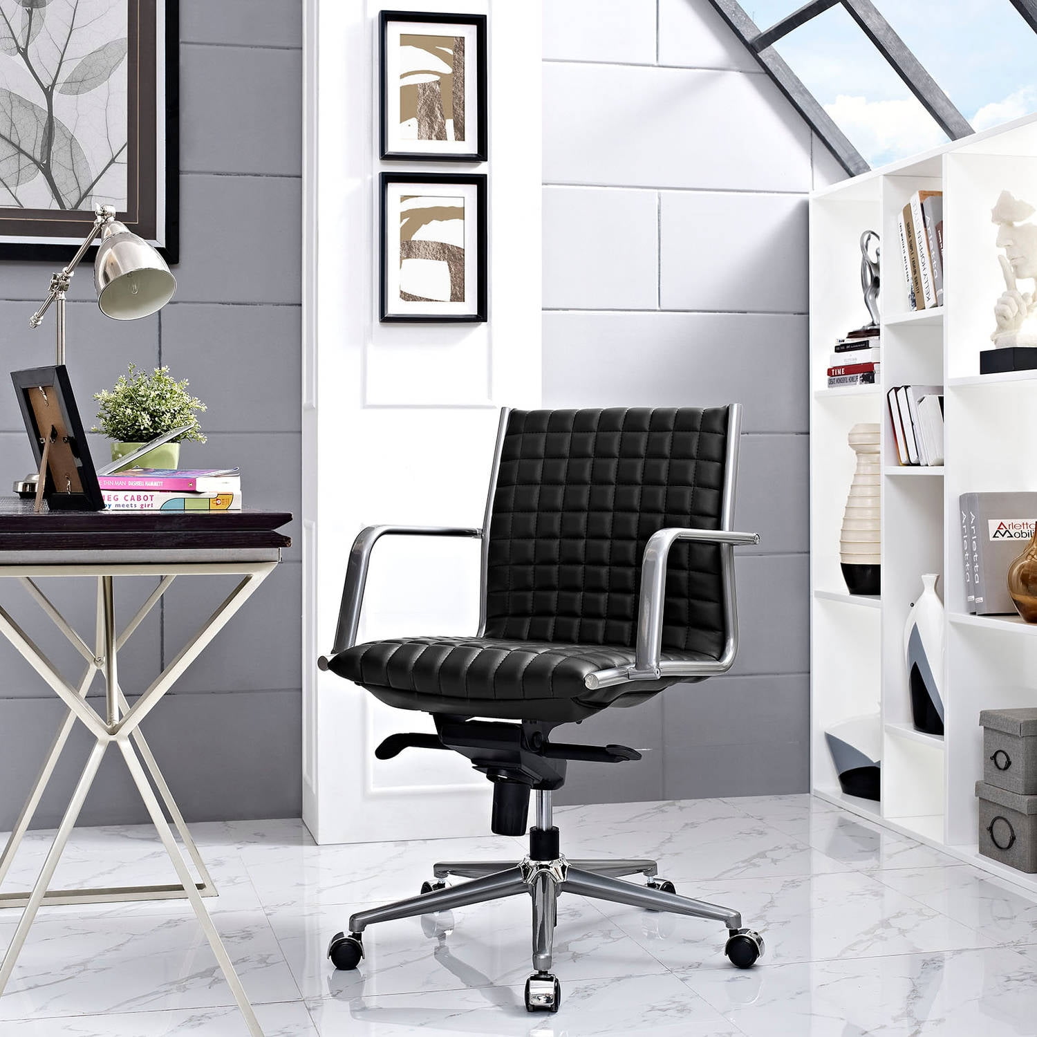 Modway Pattern Office Chair with Armrests, Multiple Colors - Walmart.com