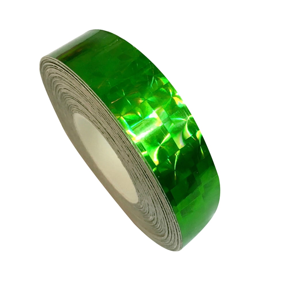 Yesbay 1.2cm x 18m Square Glitter Sparkle Holographic Prism Lure Tape ...