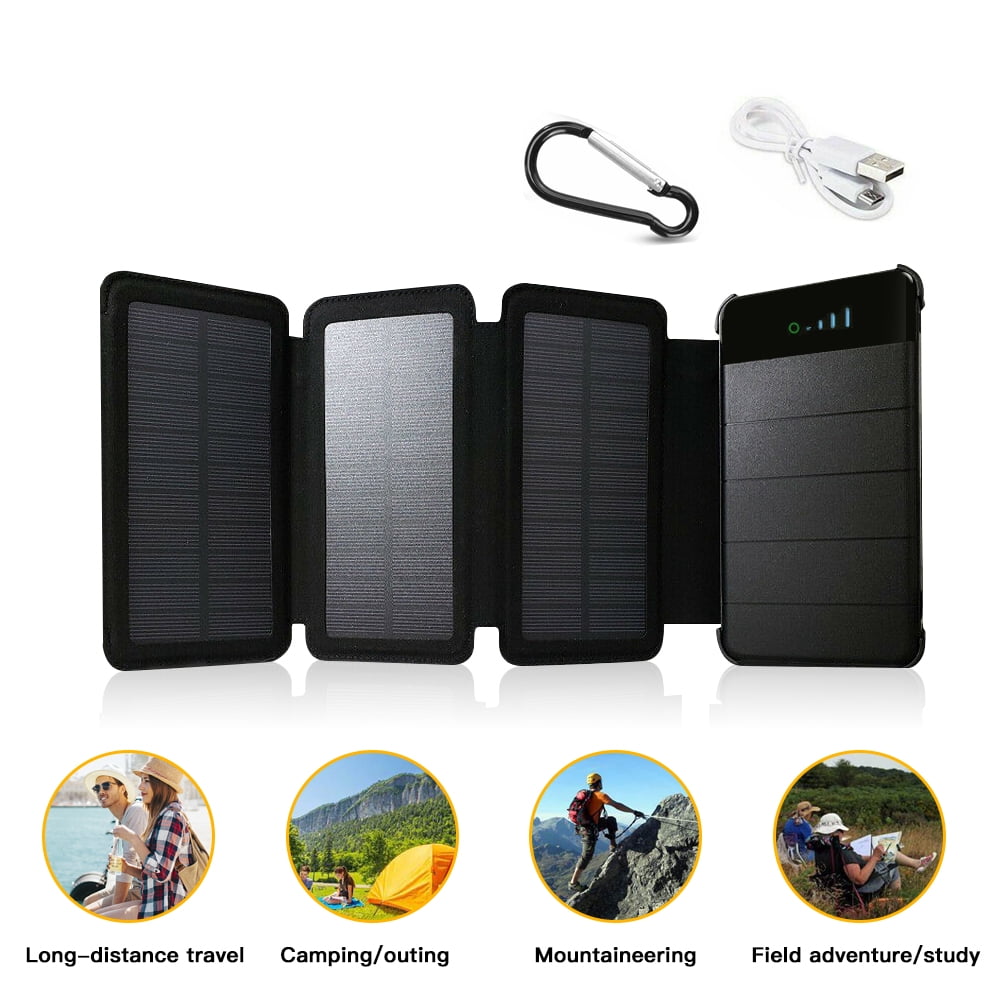25000mAh Solar Power Bank Waterproof Portable Charger External Battery ...
