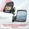 Kojem Magnetic Tractor Backup Mirror, 360° Adjustable Rear View ...