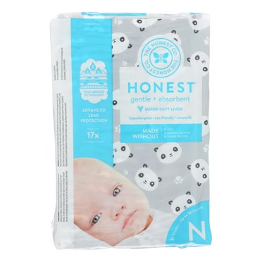 the honest company super club box diapers - size 4 - pandas & safari ...