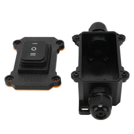 3 Position Rocker Switch, 12V 16A Long Electrical Life Boat Rocker ...