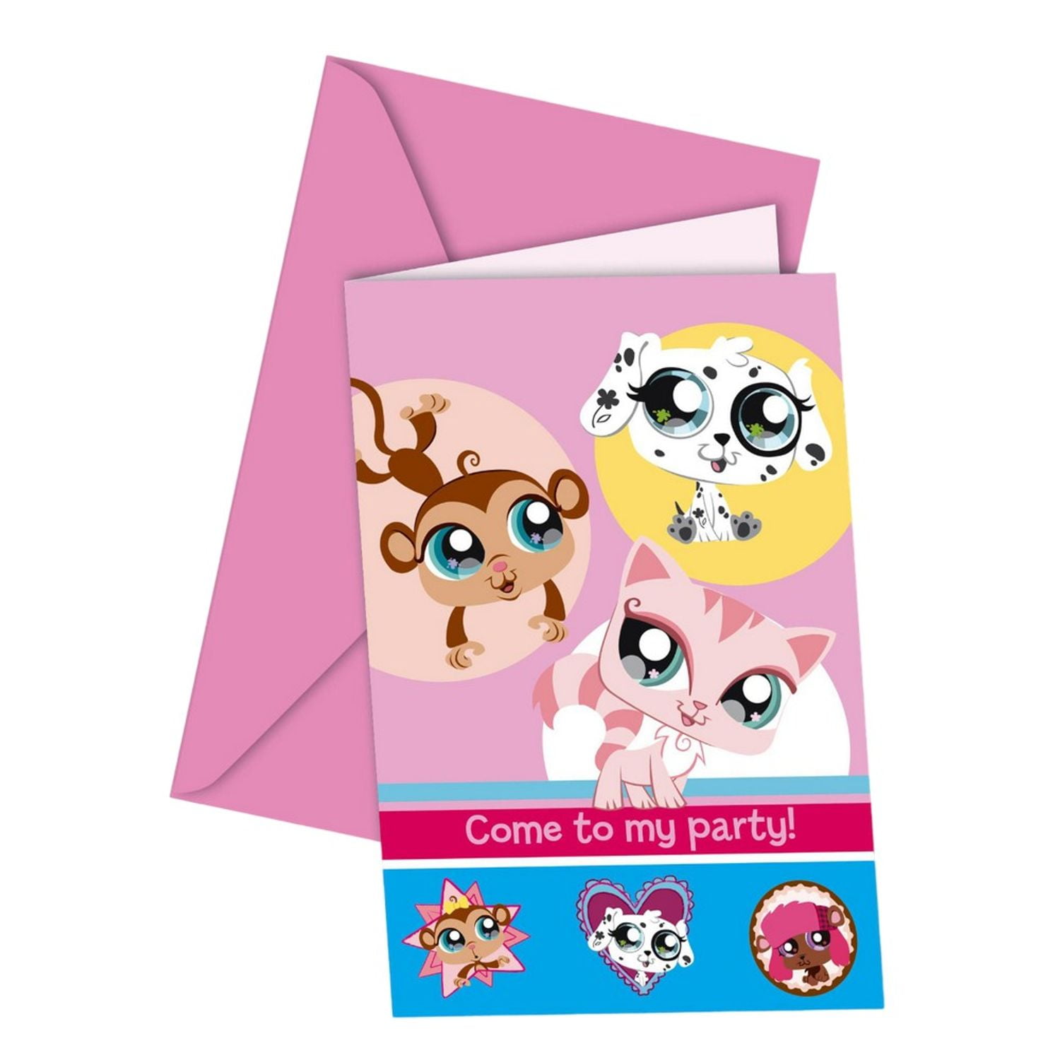 Click here for Littlest Pet Shop Pets Party Invitations (Pack Of... prices