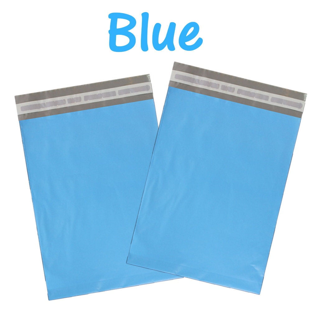 10x13" Colored Designer Quality Poly Mailers, Self Adhesive Shipping ...