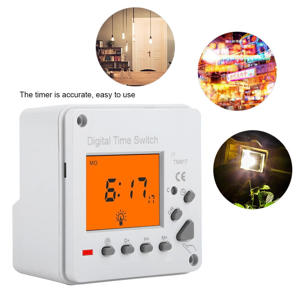Rdeghly Timer, Smart Timer,Digital Electric Durable Programmable Smart ...