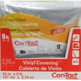 Con-Tact Medium-Weight Super Clear Vinyl Covering 54 in x 9 ft for ...