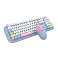 Hmkmyi Wireless Keyboard And Mouse Combo 2 4g Full Size Retro
