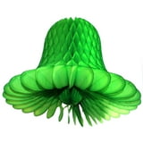 3-pack 9 Inch Hanging Honeycomb Tissue Paper Bell Decoration, Lime ...