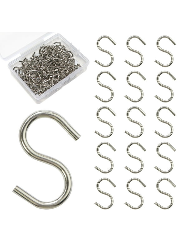 S-Hooks in Metal Hooks and Eyes - Walmart.com