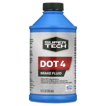 Super Tech DOT 3 Brake Fluid, 12 oz - Walmart.com