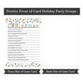 Festive Christmas Trivia Game Cards Version 1 (25 Pack) Holiday Party ...
