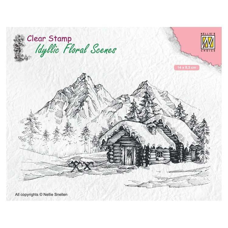 Click here for Nellies Choice Nellies Choice Clear Stamp Snowy La... prices