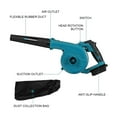 2 IN 1 2200W Garden Cordless Blower, Rotation Vacuum Clean Air Blower ...