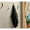 Zeckos Cast Iron Flipping Fish Wall Hooks Coastal Decor Hanger Set of 4 ...