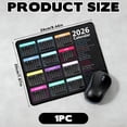 GJX 2026 New Calendar Mouse Pad Rectangle Artisan Mousepad with ...